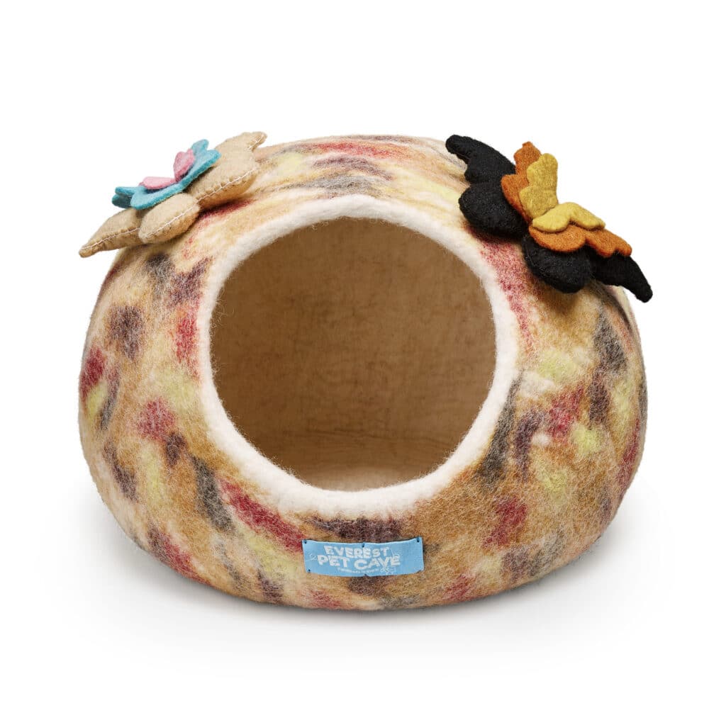 Cat Caves Bed | Chemical Free Dyes | 100% New Zealand Wool